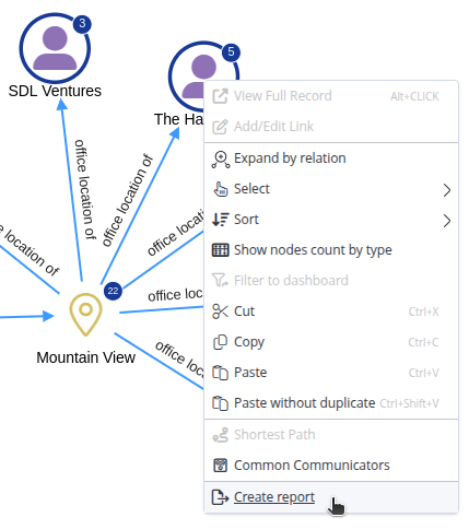 Generating a graph report :: SIREN DOCS